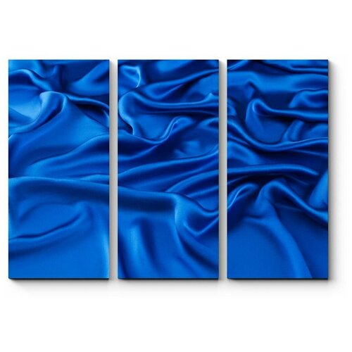 Модульная картина Синий шелк 110x79