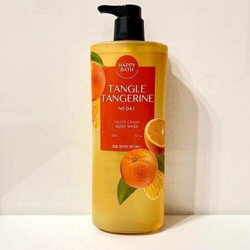 Happy Bath Парфюмированный гель для душа «Мандарин» (900 гр) Tangle Tangerine N 041