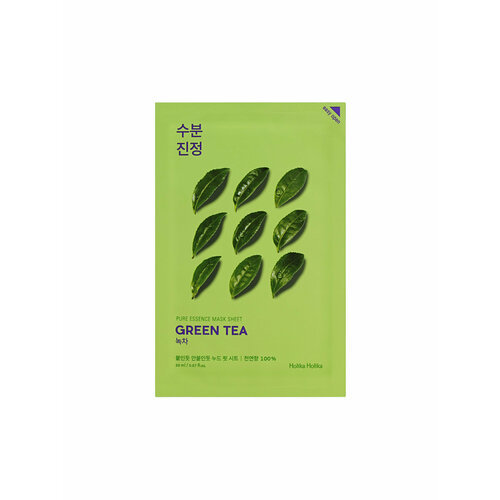 HOLIKA HOLIKA Маска для лица Pure Essence Mask Sheet Green Tea тканевая, 20 мл
