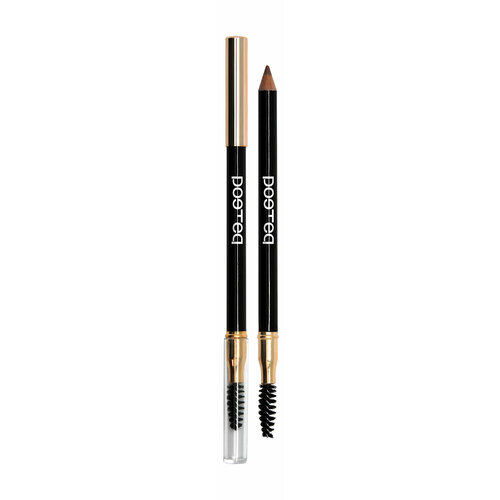 POETEQ Карандаш для бровей Eyebrow pencil with brush с щеточкой, 1 г, 25 светлый