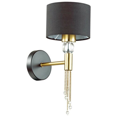 Настенный светильник Lumion Santiago 4516/1W, E27, 60 Вт, черный