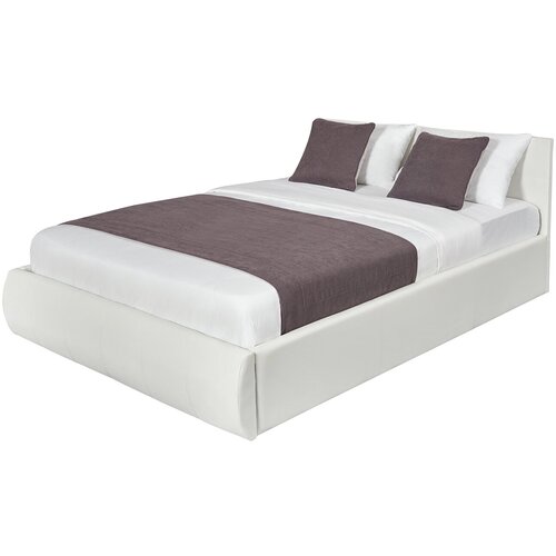 Кровать с подъёмным механизмом Hoff Mila, 195х80х218, цвет белый глянцевый