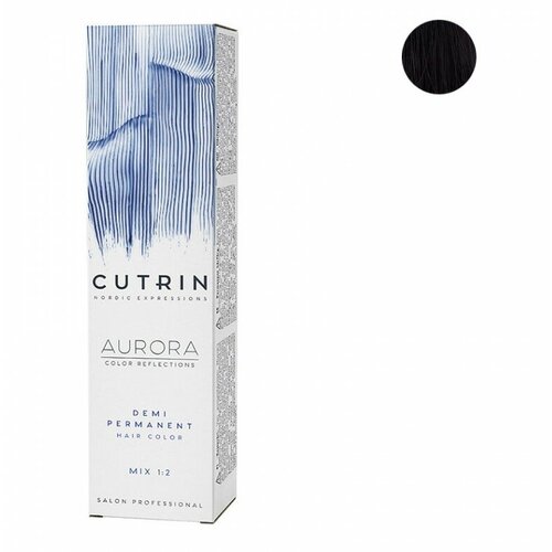 Cutrin AURORA Demi Безаммиачный краситель для волос, 4.75 Миндаль в шоколаде