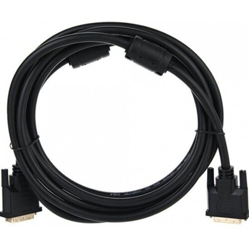 Кабель Vcom DVI-DVI Dual Link (25M-25M), 1.8m, 2 фильтра (VDV6300-1.8M)