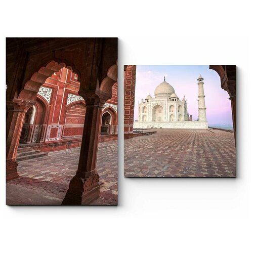 Модульная картина Индийский дворец Тадж-Махал110x83