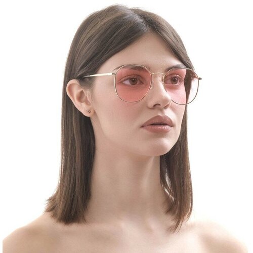 Солнцезащитные очки Onesun, розовый, желтый