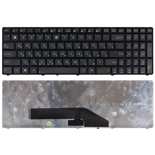 Клавиатура для ноутбука ASUS X5D черная с рамкой