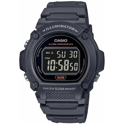 Наручные часы CASIO Standard, черный, серый