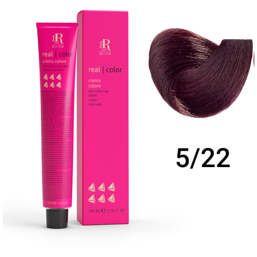 RR Line крем-краска Color Cream, 5/22 светлый шатен интенсивный фиолетовый, 100 мл