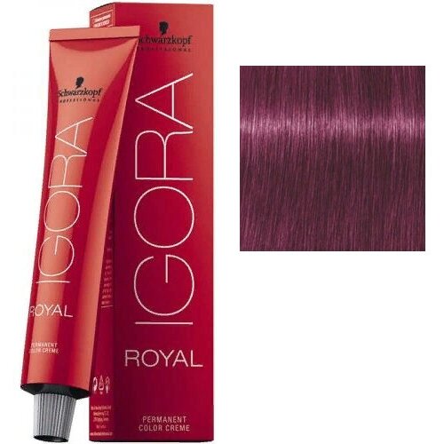Schwarzkopf Professional Royal крем-краска, 0-89 красный фиолетовый микстон, 60 мл
