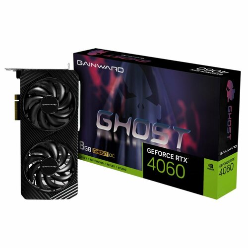 Видеокарта RTX4060 GHOST OC 8GB GDDR6 128bit 3-DP HDMI