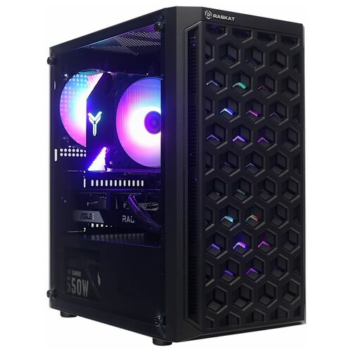 Игровой компьютер Raskat Strike 520 (Ryzen 5 7600x, RAM 32Gb DDR 5 - 5200, SSD 480Gb, HDD 1Tb, Nvidia RTX 3070 8Gb, no OS)