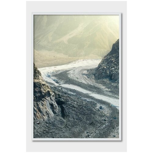 Постер для интерьера Postermarkt, 30х40 см в белой рамке, декор на стену Зима #91