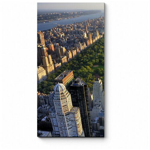 Модульная картина Центральный парк с высоты птичьего полета 50x100