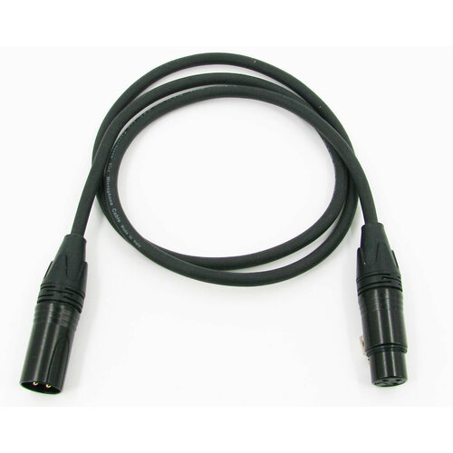 Аудио кабель XLR - XLR - 3 pin (C114) netaudio, длина 0,5 метра