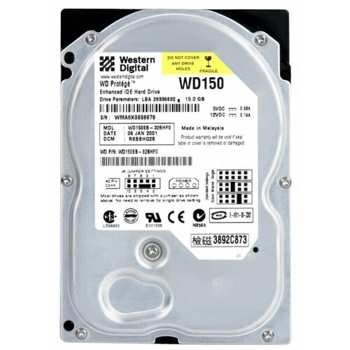 Жесткий диск Western Digital WD150EB 15Gb 5400 IDE 3.5" HDD
