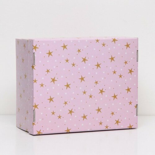 Складная коробка "Звёзды", 31,2 х 25,6 х 16,1 см