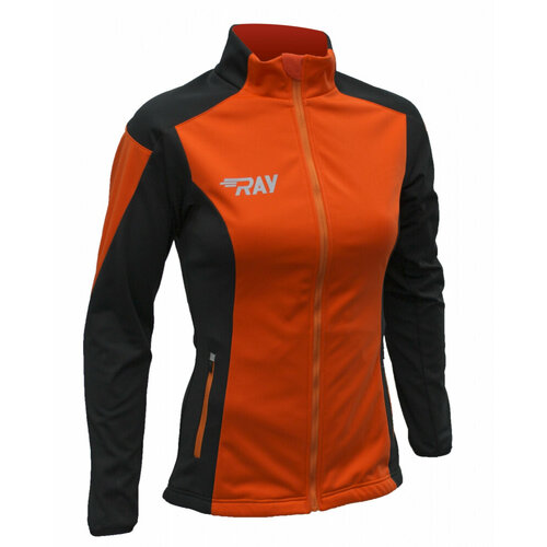Куртка RAY, размер 42, черный, оранжевый