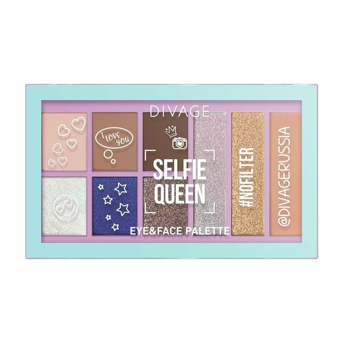 Мультифункциональная палетка для лица Divage Selfie Queen Palette