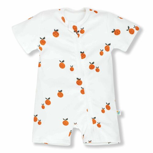 Песочник Toucan for Kids, размер 62-68, оранжевый, белый