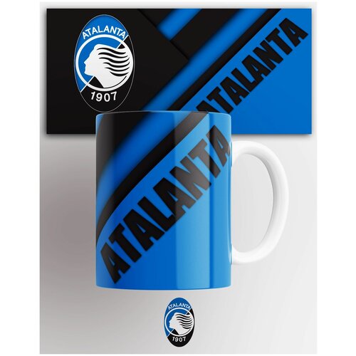 Кружка Аталанта Atalanta футбольный клуб , на подарок , с принтом 330 мл