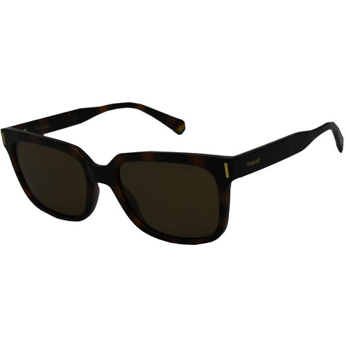 Солнцезащитные очки Polaroid PLD 6191/S, коричневый, черный