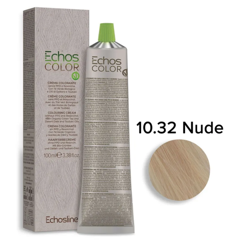 ECHOS LINE, ECHOS COLOR, Крем-краска №10.32 NUDE NEW - нюдовый платиново-русый тауповый, 100 мл
