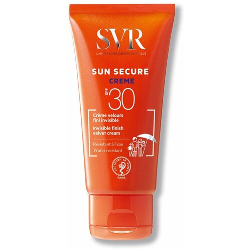 SVR крем Sun Secure invisible-finish velvety cream для чувствительной кожи SPF 30, 50 мл