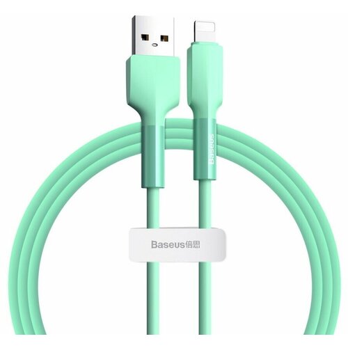 Кабель Baseus Silica Gel Cable USB to Lightning 1m Green (CALGJ-06)