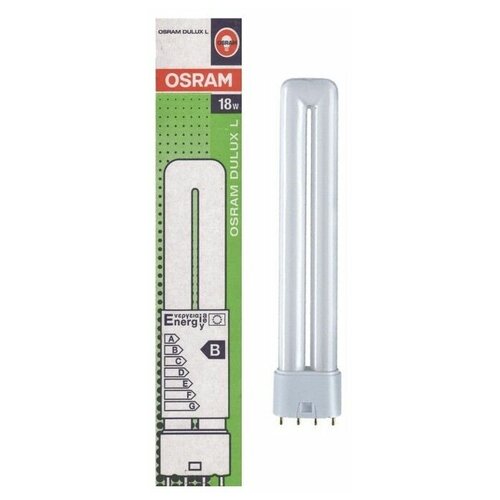 Лампа люминесцентная OSRAM Dulux L 840, 2G11, T16, 18 Вт, 4000 К