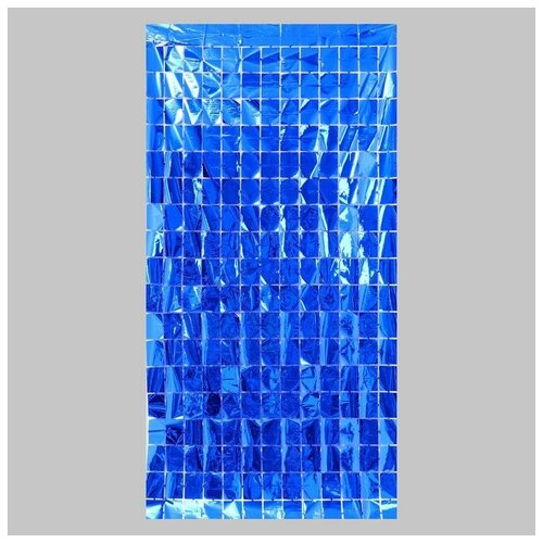 Страна Карнавалия Праздничный занавес, 100 × 200 см, цвет синий