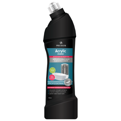 Гель для акриловых ванн и душевых кабин Acrylic Cleaner Pro-Brite, 750 мл, 550 г