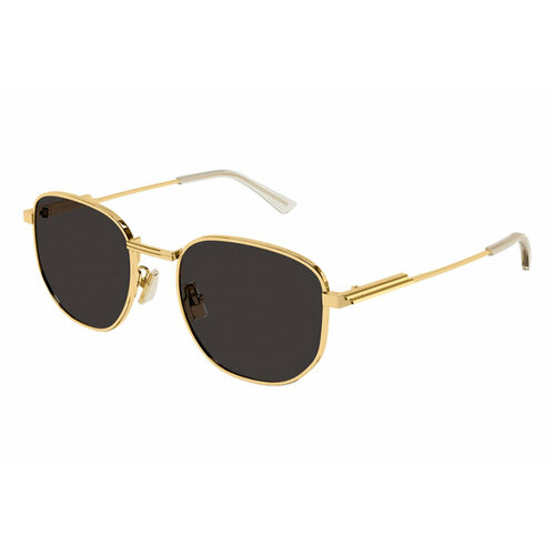 Солнцезащитные очки Bottega Veneta, черный, золотой