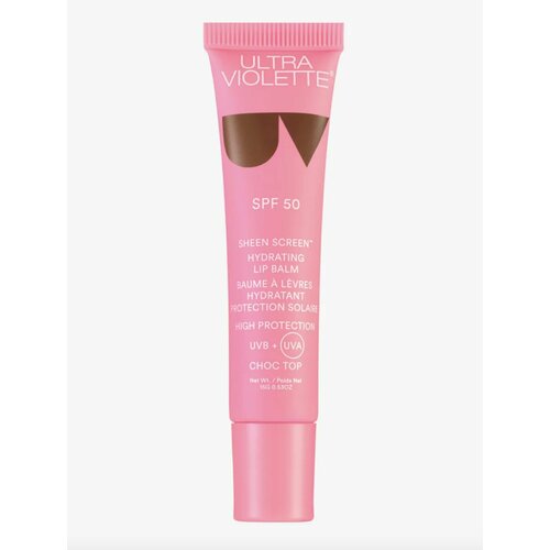 ULTRA VIOLETTE Увлажняющий солнцезащитный бальзам для губ Sheen screen hydrating lip balm SPF50 CHOC TOP 15g