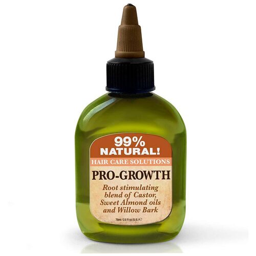 Difeel 99% Natural Hair Care Solutions Pro-Growth 99% натуральное масло для волос - активный рост, 75 мл