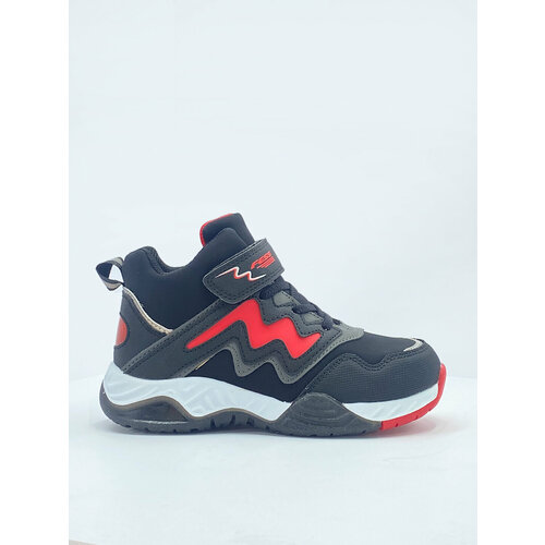 Ботинки FESS, размер 31, черный, красный