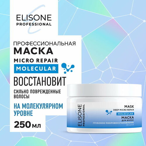 ELISONE PROFESSIONAL / Элисон / Маска MOLECULAR для волос глубокое микровосстановление 250 мл