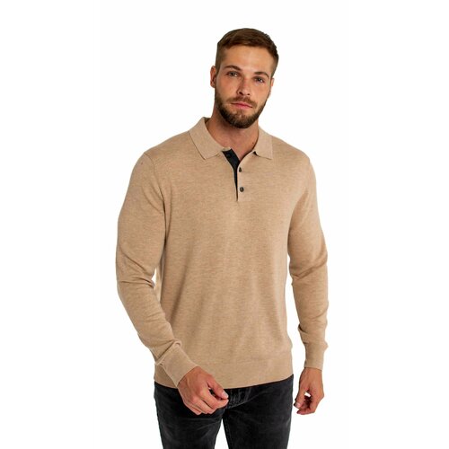 Пуловер , размер XL, бежевый