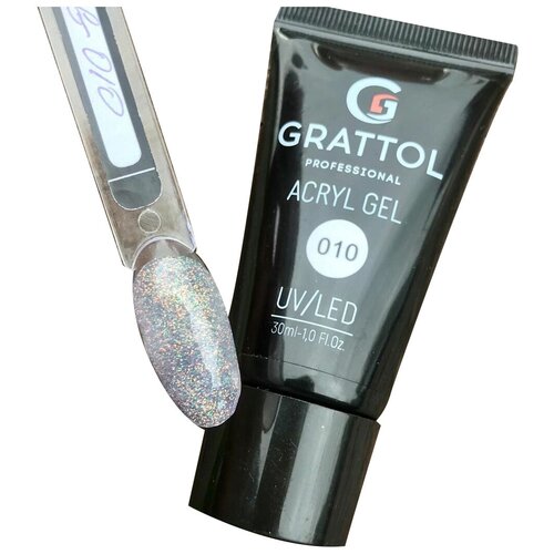 Grattol акригель Acryl Gel камуфлирующий, 30 мл, 10