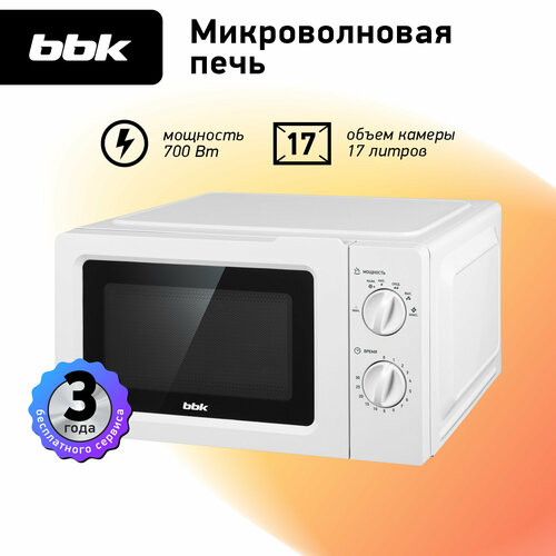 Микроволновая печь BBK 17MWS-781M/W, белый