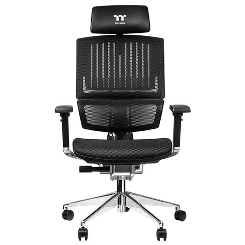 Компьютерное кресло Tt eSPORTS by Thermaltake CyberChair E500 игровое, обивка: текстиль, цвет: черный