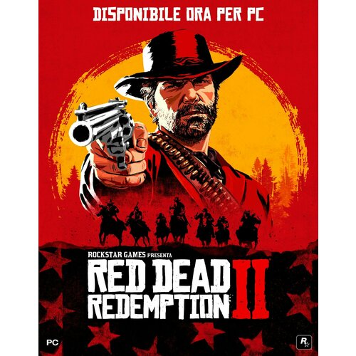 Плакат, постер на бумаге Red Dead Redemption 2 (2018г). Размер 21 на 30 см