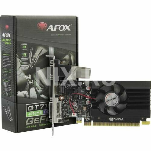 Видеокарта AFOX GeForce GT 710 4GB (AF710-4096D3L7-V1), Retail