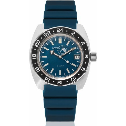 Наручные часы Восток Амфибия Мужские Амфибия 17003Б, синий