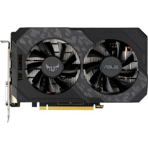 Asus Видеокарта TUF-GTX1650-O4GD6-P-V2-GAMING NVIDIA GeForce GTX 1650 4096Mb 128 GDDR6 1635 12000 DVIx1 HDMIx1 DPx1 HDCP Ret