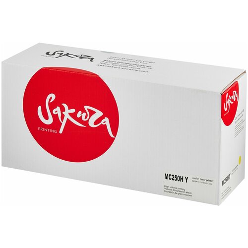 6 шт. Картридж лазерный Sakura Type M C250H / 408343 желтый, 6300 стр. для Ricoh (SAMC250HY)