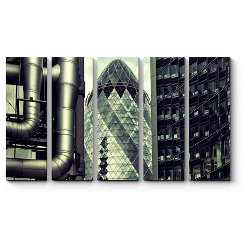 Модульная картина Современный Лондон 110x66