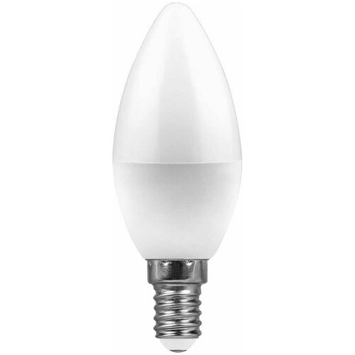 Лампа светодиодная LED 11вт E14 белый матовая свеча 25942 FERON (3шт.)