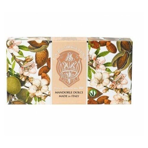 La Florentina Hand Soap Set Sweet Almonds Набор мыла для рук с экстрактом Сладкого миндаля, 150 гр х 3 шт