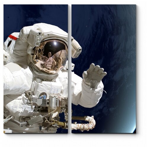Модульная картина Привет из открытого космоса 40x40